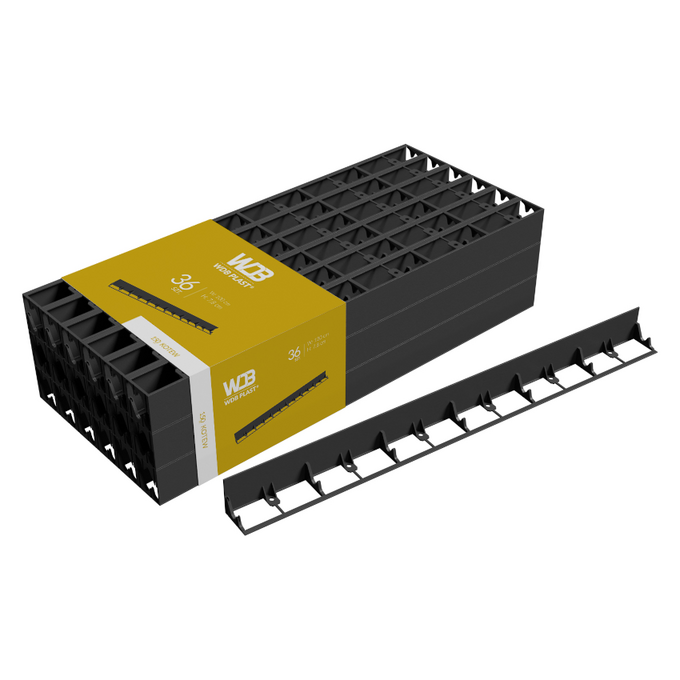 Obrzeże trawnikowe WDB PLAST® Pro Border 78mm 36 metrów + 150 kotew ...